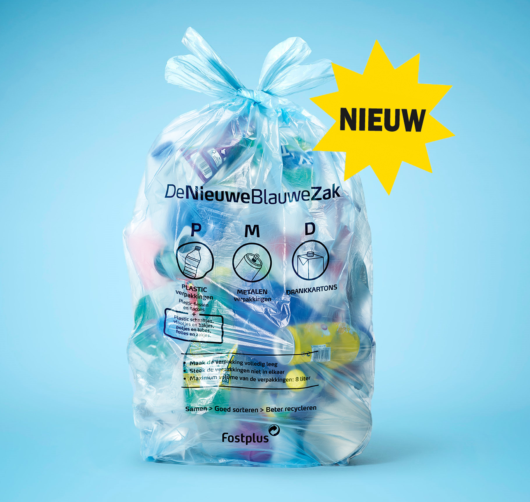 Imog : Eindelijk, alle plastic verpakkingen in 1 zak